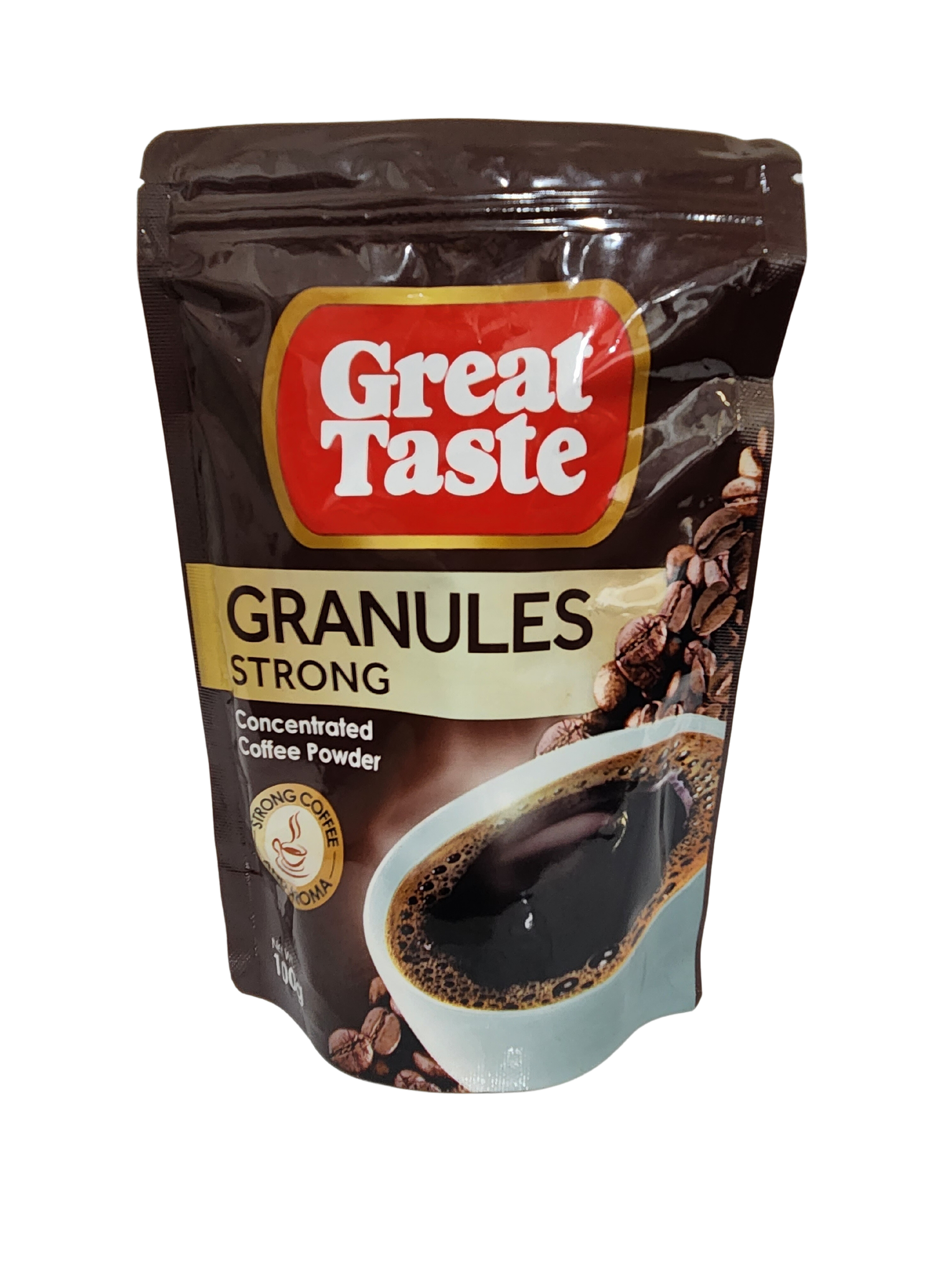 Great Taste Coffee Granules (Strong) 100g – Bold & Rich Instant Coffee ...