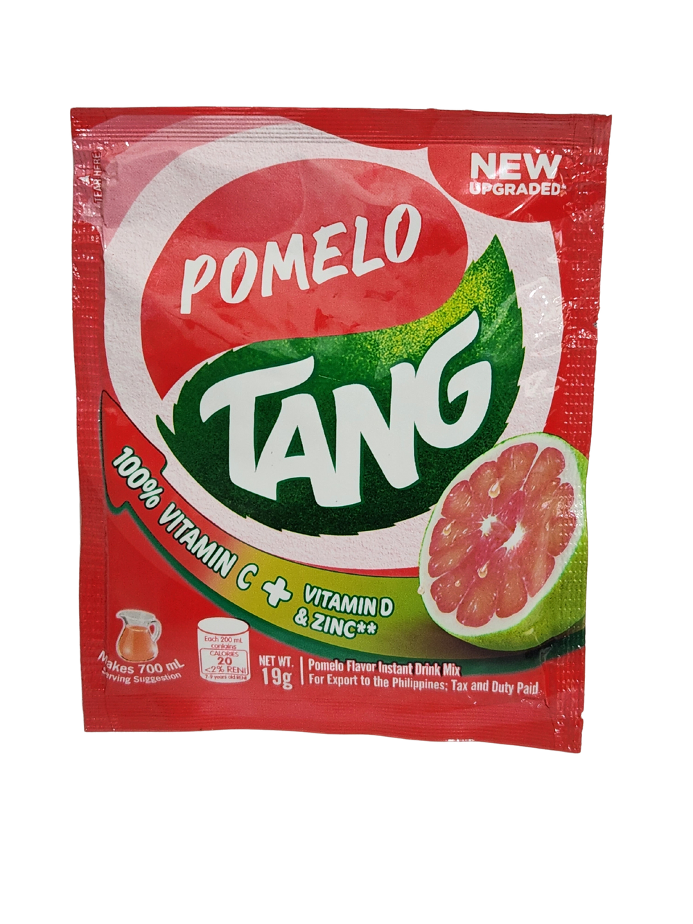 Tang Pomelo Instant Drink Mix 19g – Refreshing & Vitamin C-Rich Drink ...
