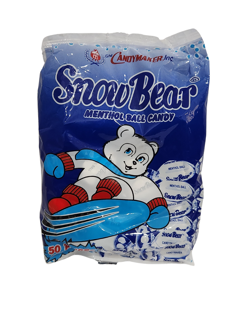Candy Maker Snow Bear Menthol Ball Candy 50pcs – Refreshing & Cool ...