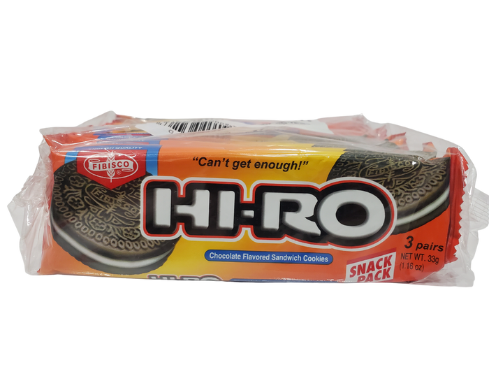 Fibisco Hi-Ro Chocolate Sandwich Cookies Crisp & Creamy Filipino Treat ...