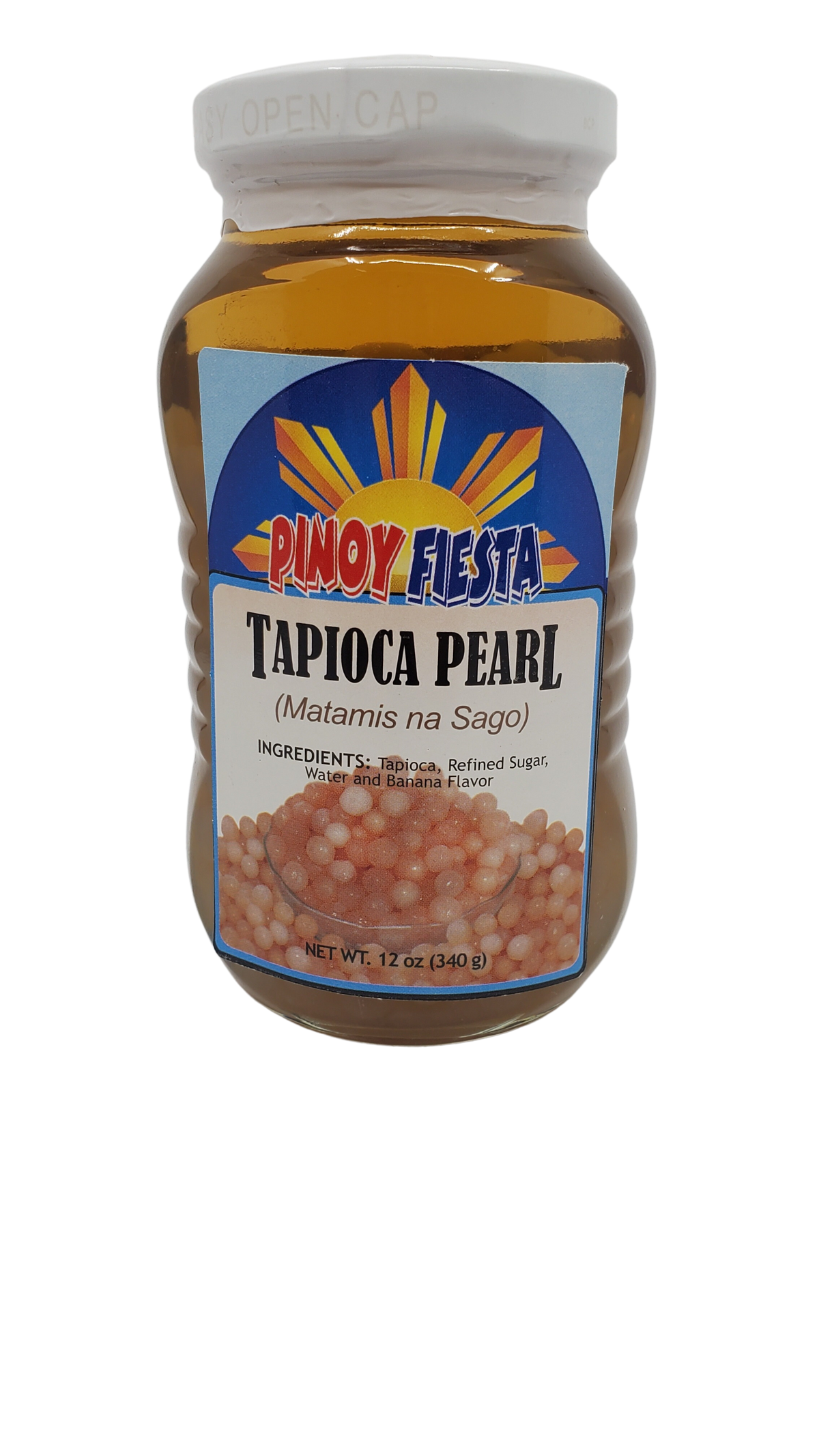 Pinoy Fiesta Tapioca Pearl in Syrup (Matamis na Sago) 12oz | Pinoy Groseri