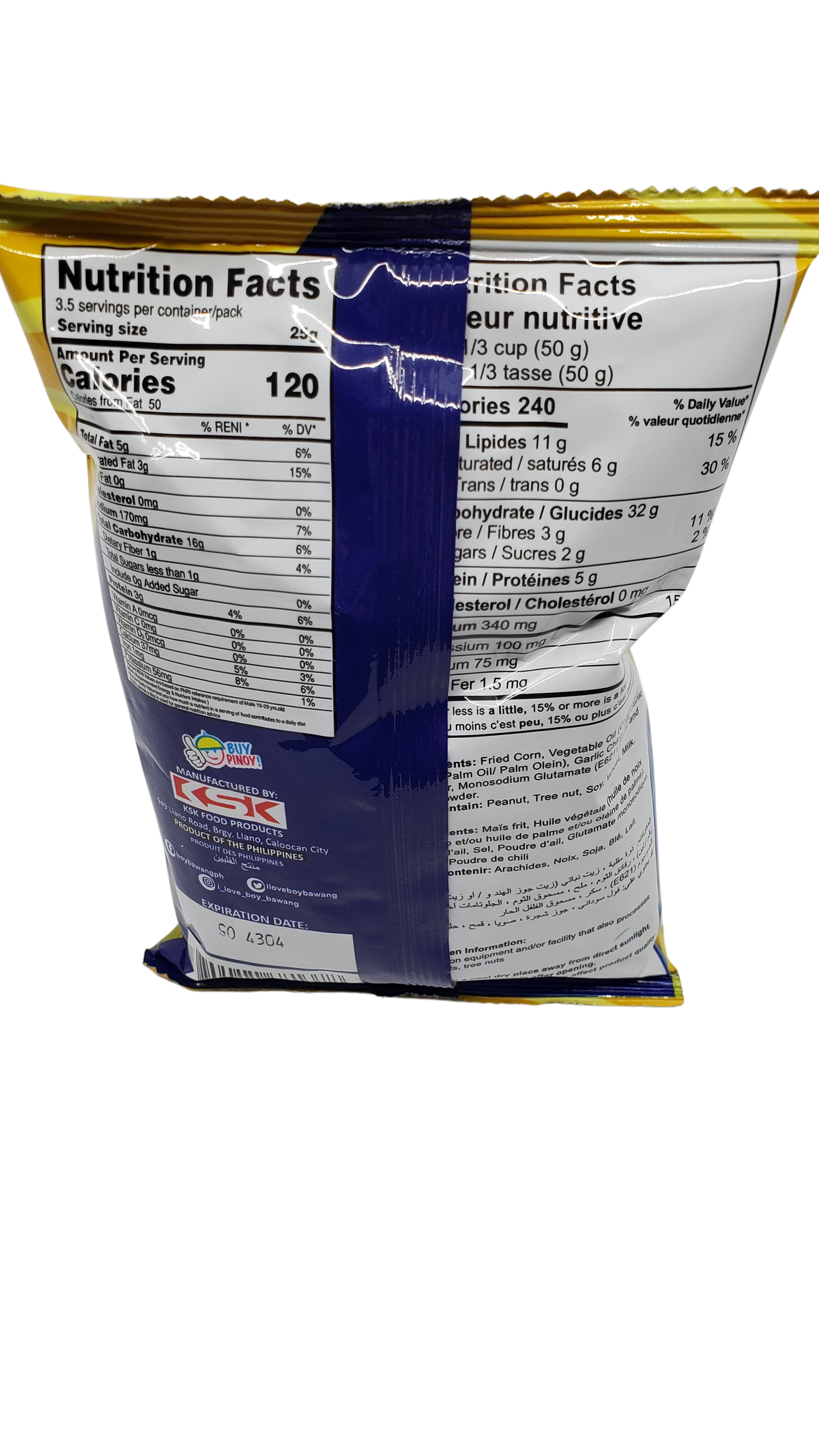 KSK Boy Bawang Cornick Garlic (SMALL) 100g - Pinoy Groseri | Pinoy Groseri