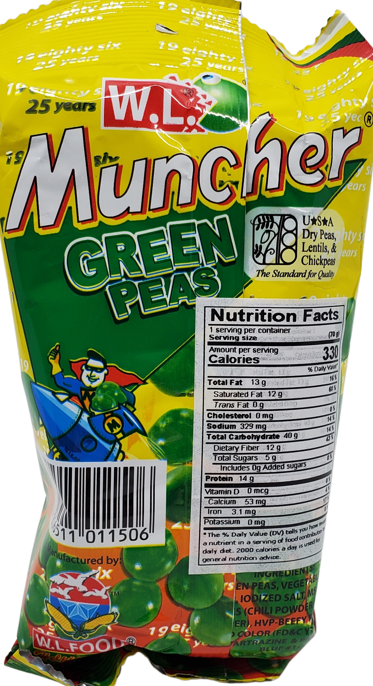 W.L. Muncher Green Peas 46oz – Crunchy Filipino Snack Favorite | Pinoy ...
