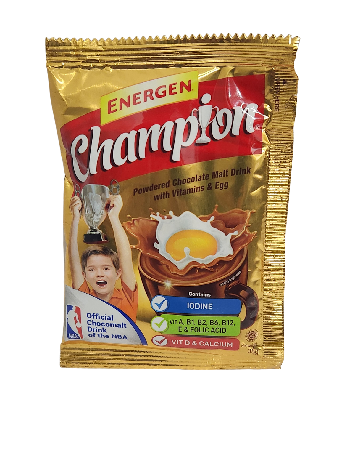 Energen CHAMPION Choco Malt Drink 35g | Pinoy Groseri