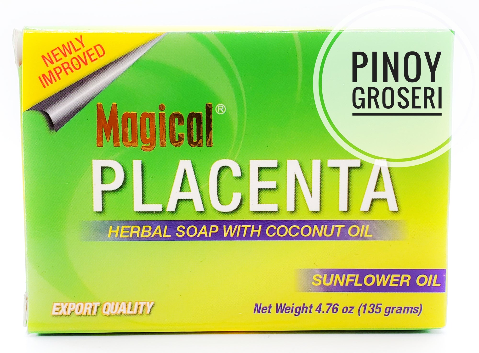 Magical Placenta Herbal Soap Coconut-Sunflower Oil 135g – Skin Care ...