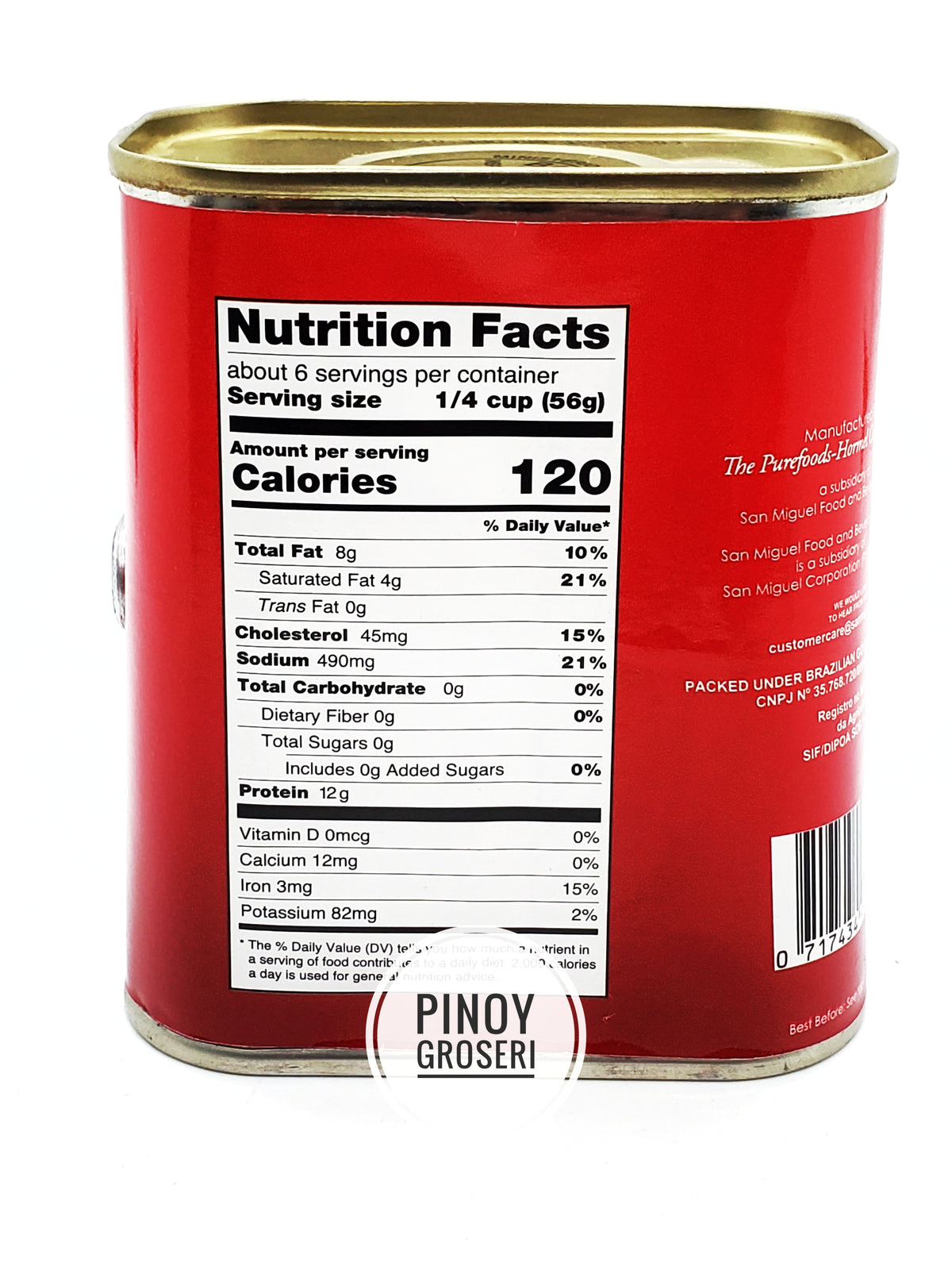 San Miguel Purefoods Corned Beef REGULAR (RED TRAPEZOID) 12oz (340g ...