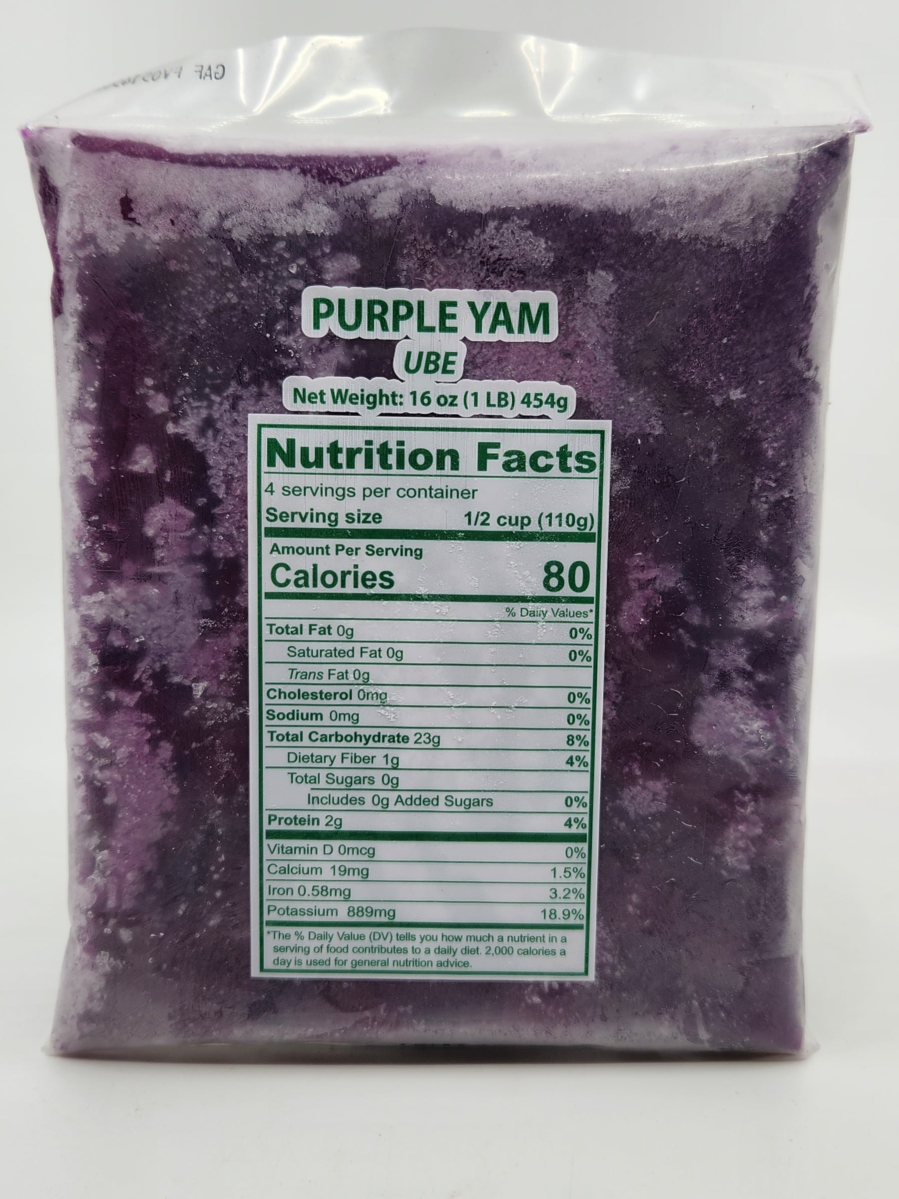 Lucia Frozen Grated Purple Yam (UBE) 16oz (454g) | Pinoy Groseri