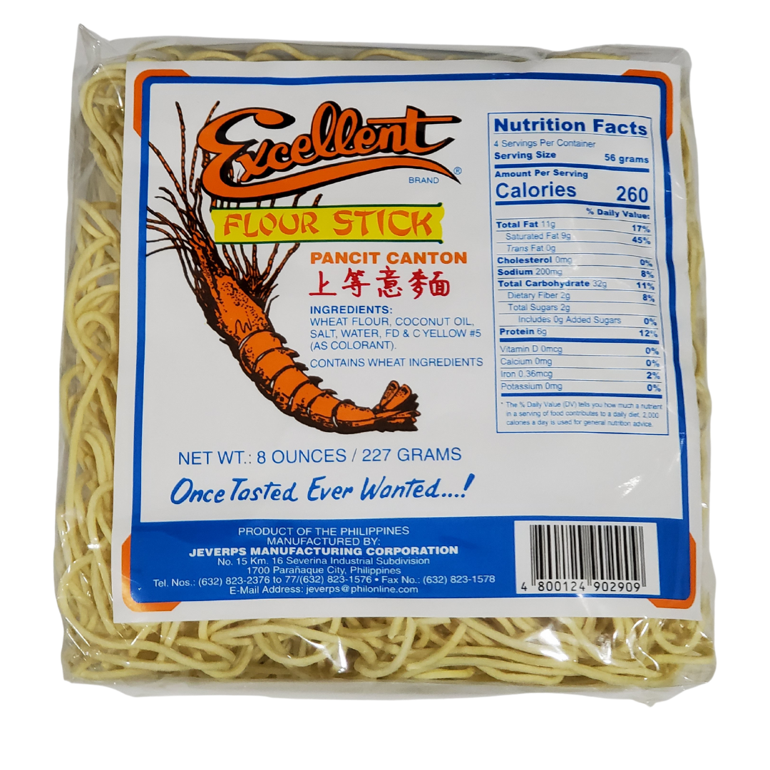 Excellent Pancit Canton 8oz (227g) SMALL - Pinoy Groseri | Pinoy Groseri