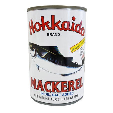 Hokkaido Mackerel in Oil Salt Added (BIG) 15oz (425g) - Pinoy Groseri | Pinoy Groseri
