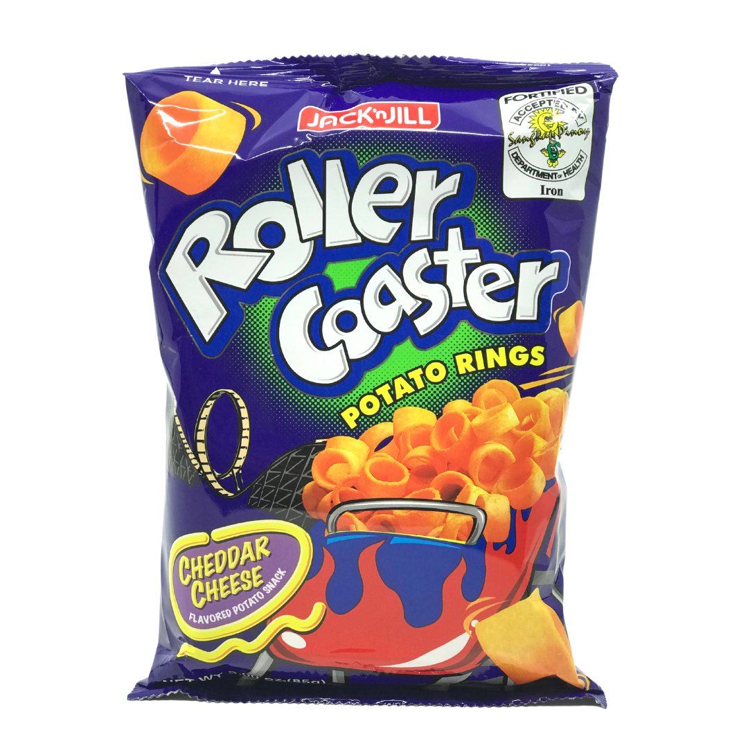 Jack&Jill Roller Coaster Potato Rings Cheddar Cheese 85g (SMALL ...
