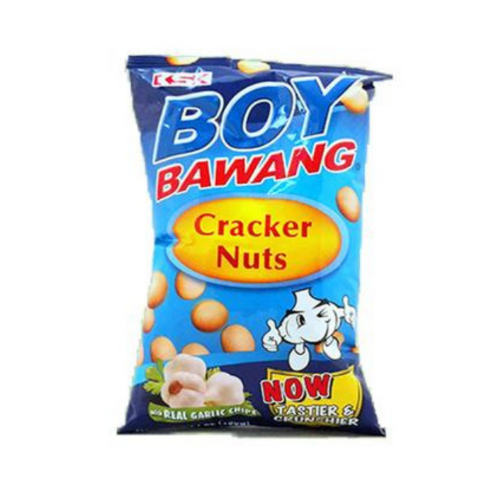 KSK Boy Bawang Cracker Nuts 3.53oz – Crunchy Garlic Filipino Snack ...