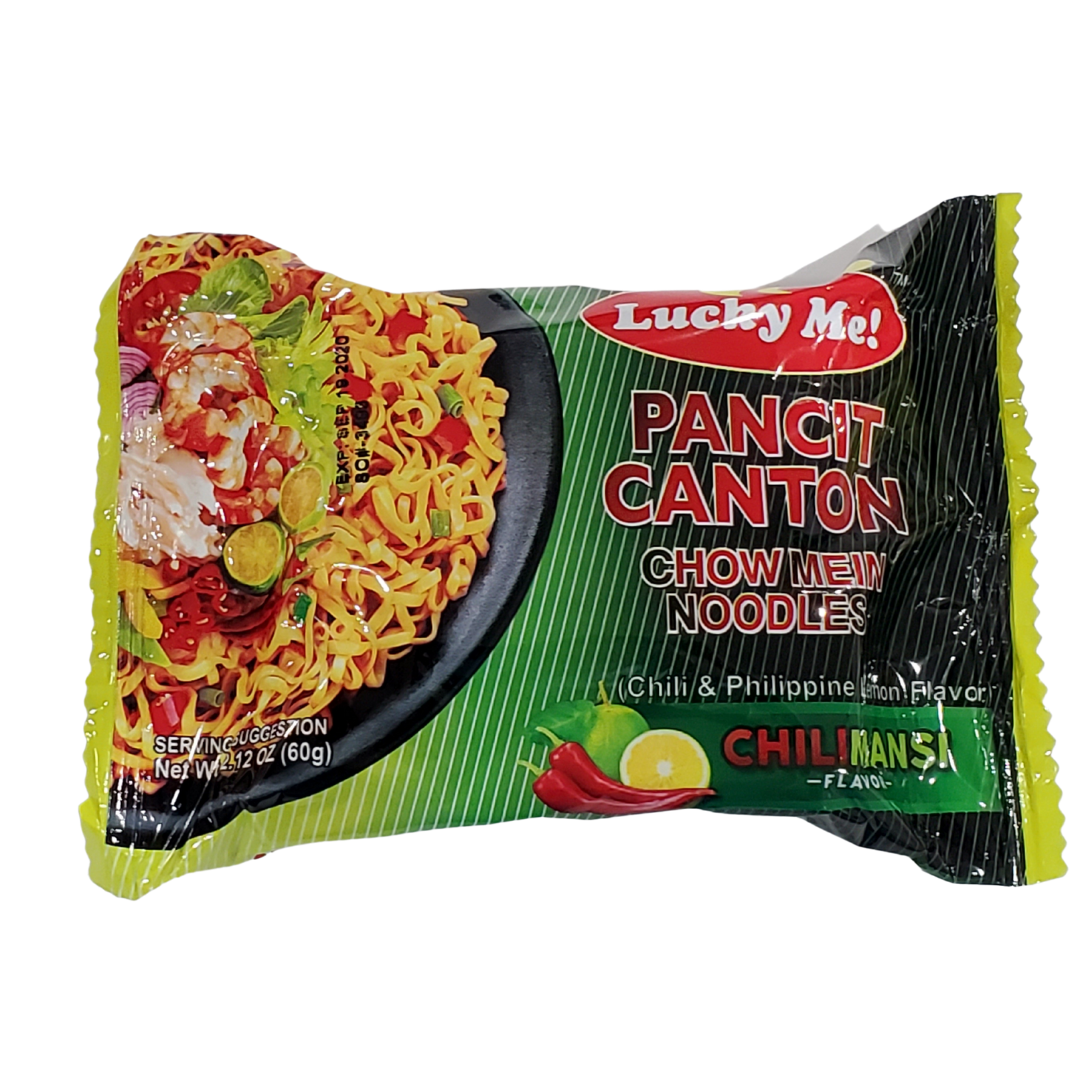 Lucky Me Pancit Canton CHILIMANSI 2.29oz 60g