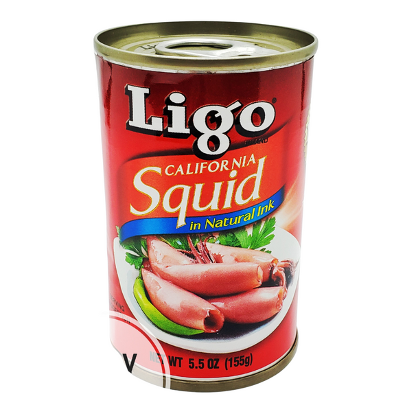 Ligo California Squid in Natural Ink (SMALL) 5.5oz (155g) - Pinoy ...