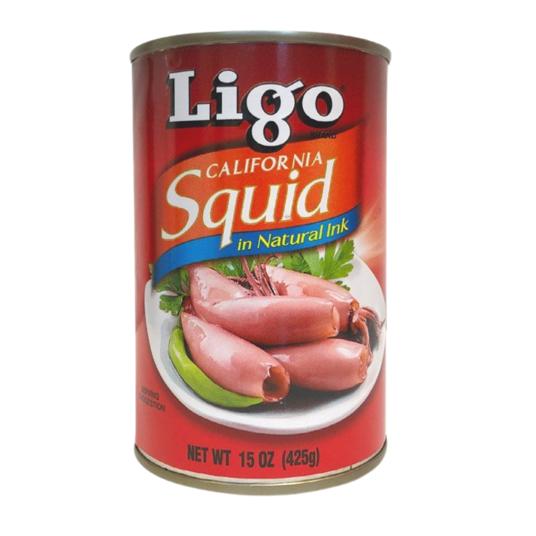 Ligo California Squid in Natural Ink BIG 15oz (425g) - Pinoy Groseri ...
