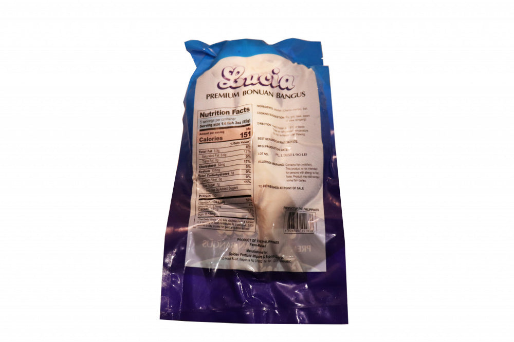 Lucia Frozen Boneless Milkfish (UNSEASONED) | Pinoy Groseri