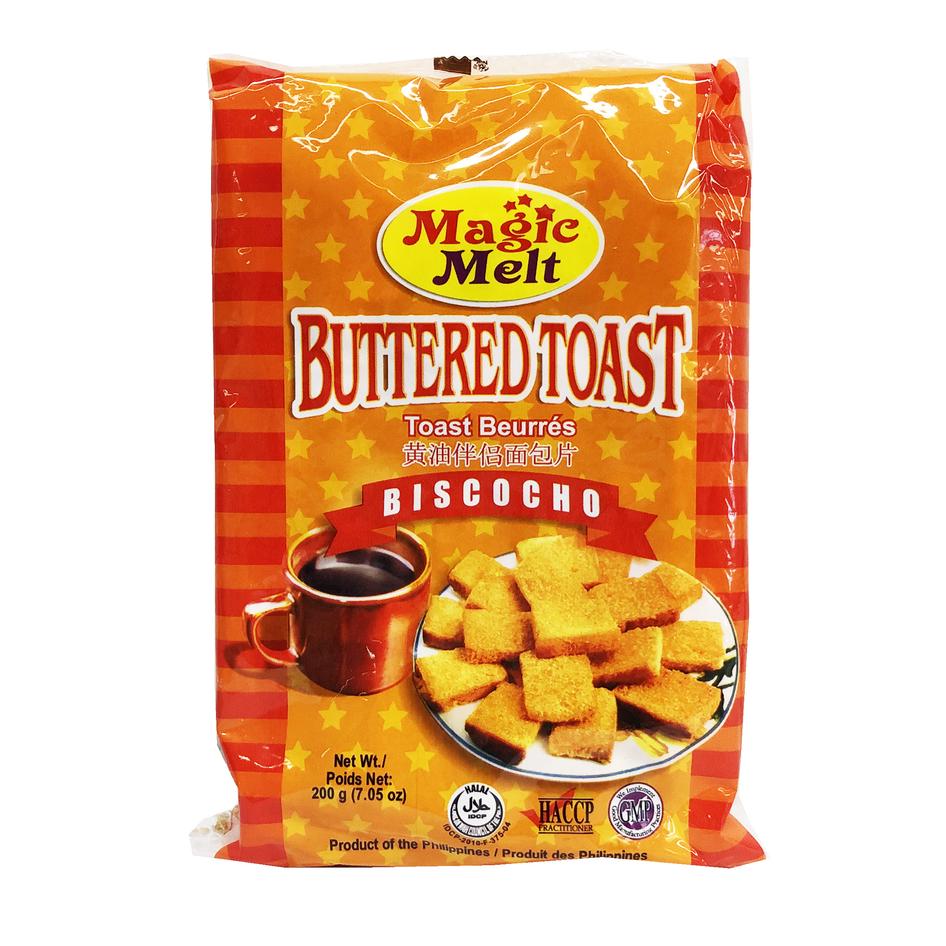 Magic Melt Buttered Toast (BISCOCHIO) 7.05oz (200g) - Pinoy Groseri | Pinoy Groseri