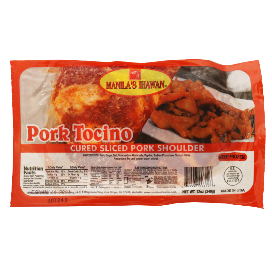 Manila's Ihawan Pork Tocino 340g - Pinoy Groseri | Pinoy Groseri