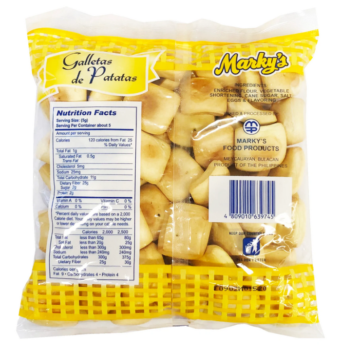 Marky's Galletas de Patatas 150g – Crispy & Light Filipino Biscuits ...