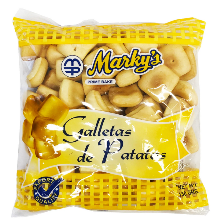 Marky's Galletas de Patatas 150g – Crispy & Light Filipino Biscuits ...
