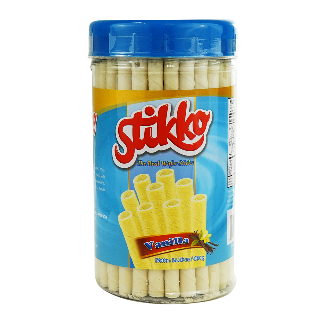 Stikko Wafer Sticks Vanilla 14.1 (400g) - Pinoy Groseri | Pinoy Groseri
