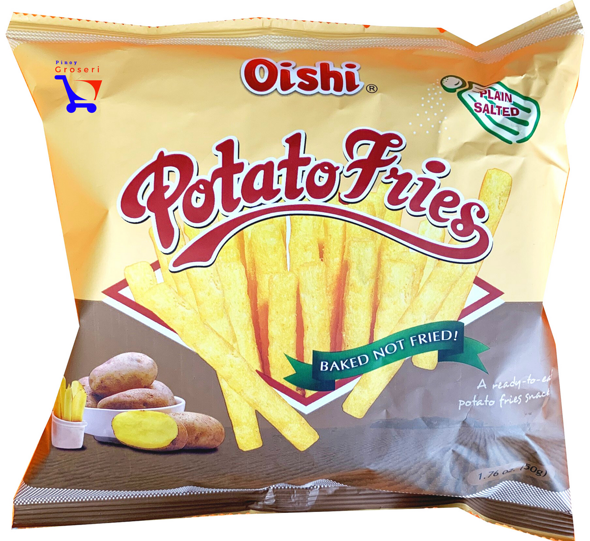 Oishi Potato Fries Plain 1.76oz (50g) - Pinoy Groseri | Pinoy Groseri